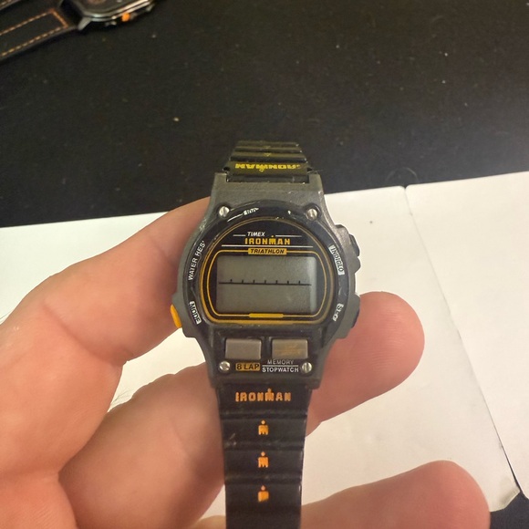 Timex | Accessories | Timex Ironman Watch With Black And Yellow Accents ...